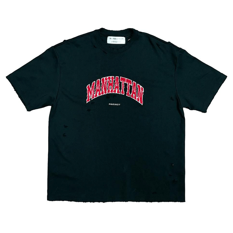 [MANHATTAN PROJECT] MANHATTAN PROJECT DAMAGE LOGO T-SHIRTS BLACK ...