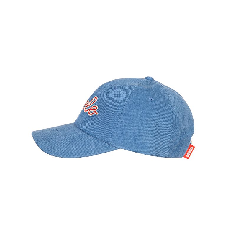 [OLOLO] Cursive Cord Cap - Blue - OLOLO | 리켓